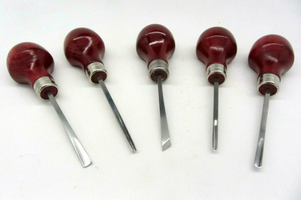 Carving Sets: Five-Piece Intaglio Woodcarving Tools