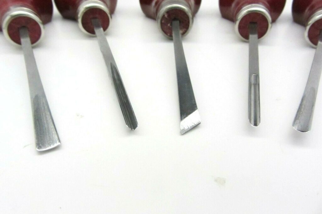 Carving Sets: Five-Piece Intaglio Woodcarving Tools